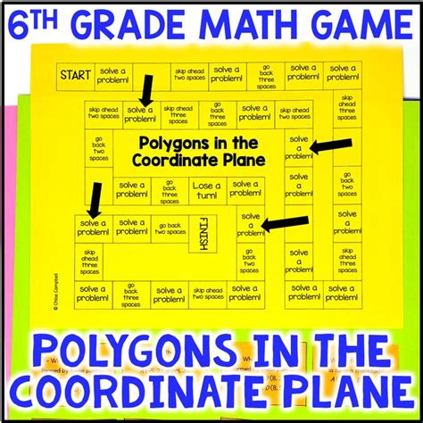 Drawing Polygons In The Coordinate Plane Area Of Polygons Naming Polygons Game Chloe Campbell