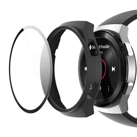 SDTEK Case For Huawei Watch GT 2e GT2e Screen Protector Cover Black