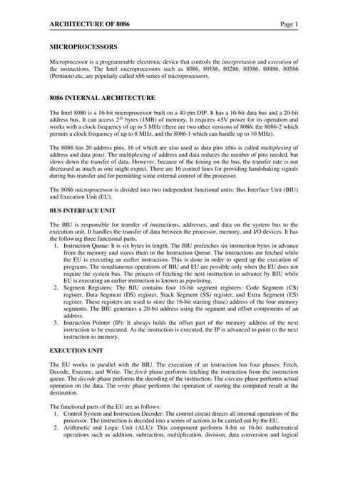 Microprocessor Notes LearnPick India