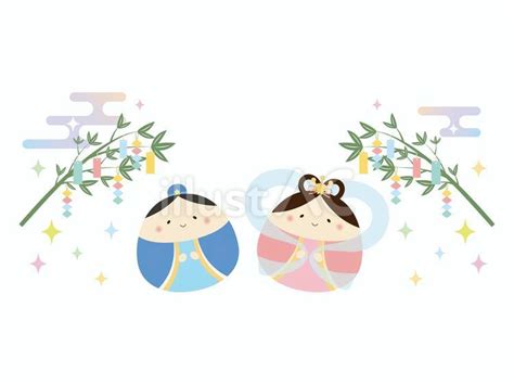 織姫と彦星のイラスト02イラスト No 25343248無料イラストフリー素材ならイラストAC