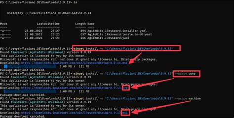 Package Issue Agilebits1password On Arm64 Uses Exe Instead Of Msi Installer · Issue