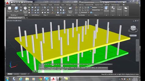 3d Modeling 08 11 3d Rectangular Arrays Youtube