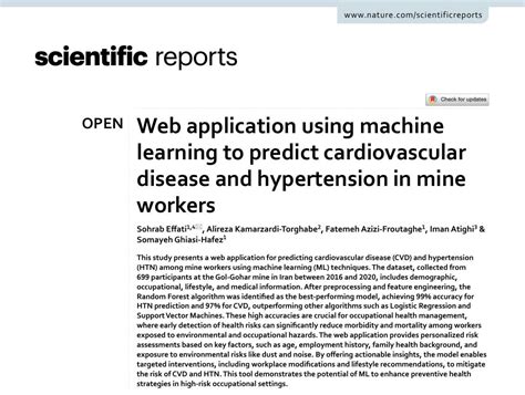 Alireza Kamarzardi On Linkedin Machinelearning Healthtech Flutter Scientificpublication