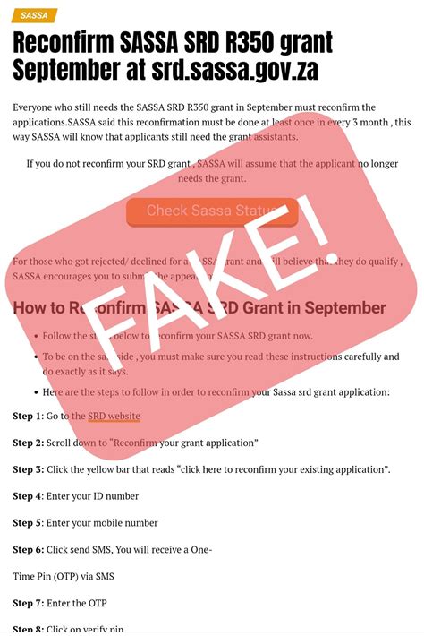 Sassa On Twitter Sassa Warns Clients Against The Below Fake Information This Message Does Not