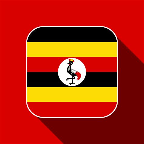 Uganda Flag Official Colors Vector Illustration 11826585 Vector Art At Vecteezy