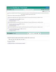 8 3 MyStatLab Final Examb Docx Course Hero