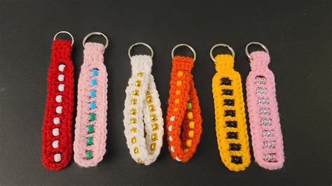 Fidget Key Ring Straps 3 Styles Crochet Lanyard Diy Crochet Projects Crochet Keychain Pattern