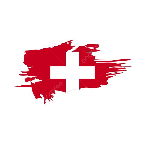 스위스 국기 브러시 스트로크 클립 아트 디자인 스위스 국기의 날 스위스 국기 섬유 기둥이 있는 스위스 국기 Png 일러스트 및 벡터 에 대한 무료 다운로드 Pngtree