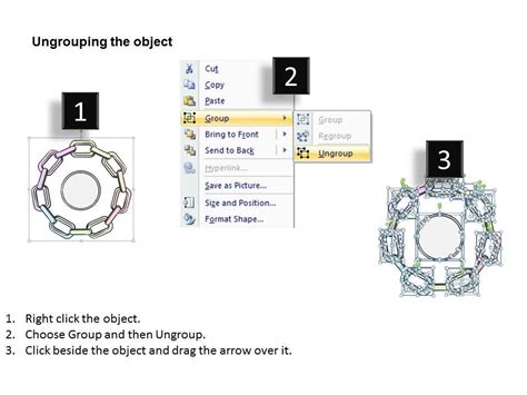 Business Ppt Diagram Circular Chain Flowchart Stages Powerpoint Template PowerPoint