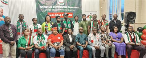 Ndc Uk And Ireland Inaugurates New Branch In Walsall Ndc