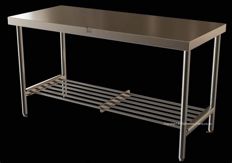 Stainless Steel Catering Tables Or Worktops For Commercial Kitchens