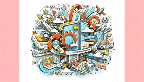 Premium Photo 3d Flat Icon As Digital Transformation Illustration With Blank Area For