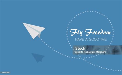 밝은 푸른 하늘에서 자유롭게 날고 화려한 공중제비를 수행하는 종이 비행기의 벡터 그림 Next Level English Phrase에 대한 스톡 벡터 아트 및 기타