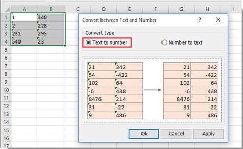 Effortlessly Convert Text To Numbers In Excel With Kutools Add In