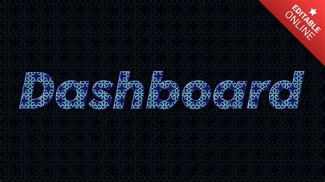 Dashboard Ethnic Text Effect Generator