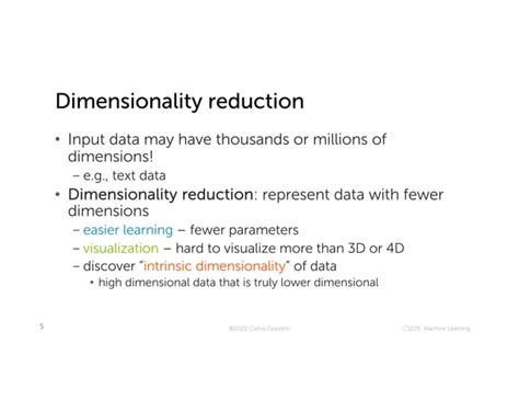Dimensionality Reduction Principal Component Analysis Pcapdf