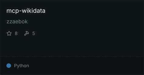Schema Wikidata MCP Server Glama Schema Wikidata MCP Server Glama