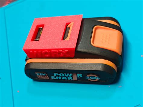 Worx Diy Power Base For Worx Power Share Batteries New Version Remixed By Zenlebur Makerworld