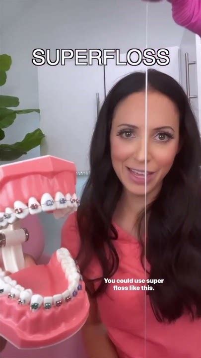 Flossing Tips For Braces Shorts Youtube