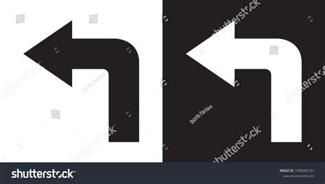 Left Turn Arrow Symbol