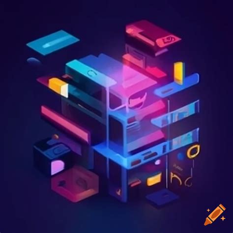 Illustration Of Server Connectivity Optimization On Craiyon