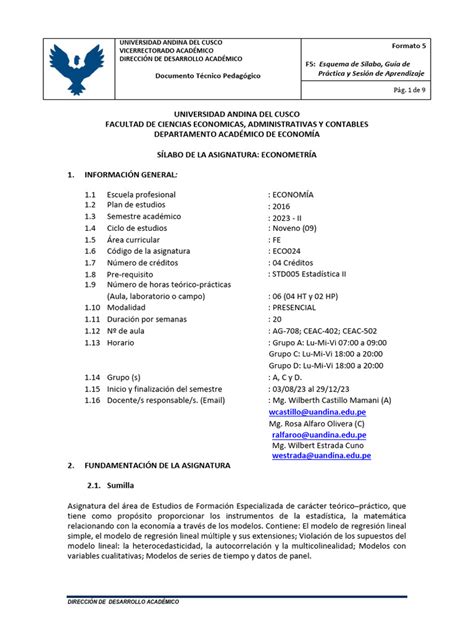Eco024 Pdf Matriz Matemáticas Econometría