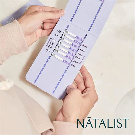Natalist Ovulation Test Kit Clear And Accurate Fertility Strips For