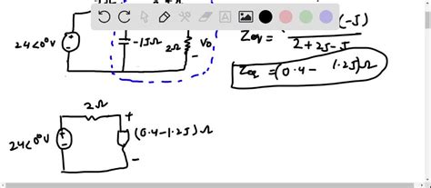 Solved Determine 𝐈0 In The Network Shown In Fig P 8 53 If 𝐕s 12 0 ∘ V