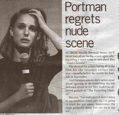 Hear Me Yall Natalie Portman Regrets Nude Scene