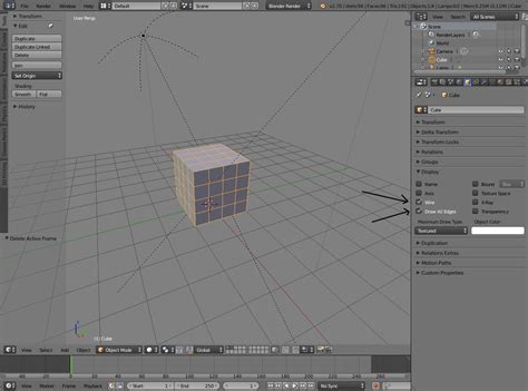 How To Show Edges In Object Mode Modeling Blender Artists Community