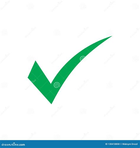 check mark logo vector or icon tick symbol in green color illustration