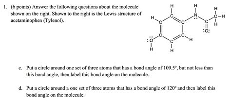 Solved Answer The Following Questions About The Molecule