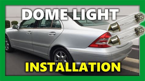 How To Replace Mercedes Benz Interior Dome Light Youtube