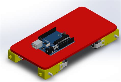Free Stl File Prototipo De Carrito Para Arduino Con Encastre Para