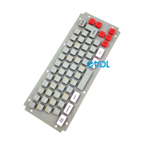 Dust Proof Silicone Computer Keypad Conductive Touch Buttons ETOL