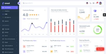Best Free CRM Admin Dashboards Templates BootstrapDash