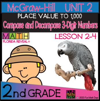 Nd GRADE LESSON COMPOSE DECOMPOSE THREE DIGIT NUMBERS PACK REVEAL MATH