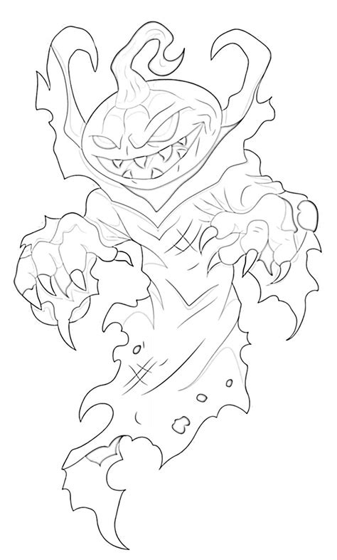 Spooky Eyes Coloring Pages
