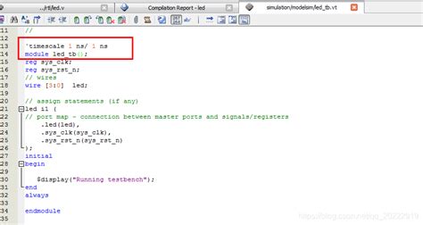 Fpga学习 Modelsim自动仿真toggle Leaf Names Csdn博客