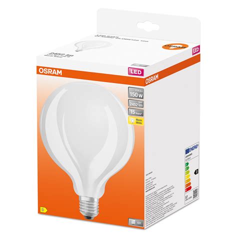 Osram Globe Led Bulb E27 G125 17 W 2700 K Opal Lightsie