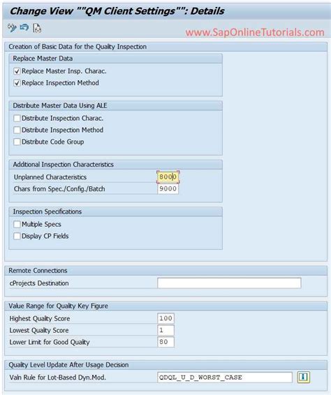 How To Maintain Settings At Client Level In Sap Hana Qm Sap Tutorials