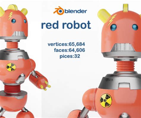 Artstation Red Robot Game Assets