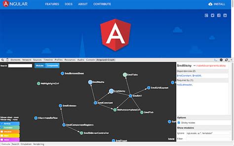 AngularJS Graph สำหรบ Google Chrome สวนขยาย ดาวนโหลด