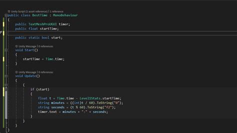 C Save The Best Time In Level Selection Scene In Unity Stack Overflow