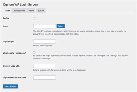 Custom Login Page Total Docs