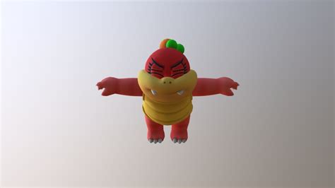 Wii U Super Mario 3d World Pom Pom 3d Model By Exeperimentgameing