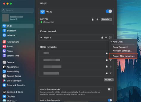 How To Forget A WiFi Network On A Mac