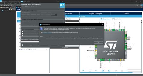 project creation startup files stmicroelectronics community