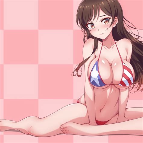 Rule 34 American Flag Bikini Big Breasts Bikini Blush Breasts Busty