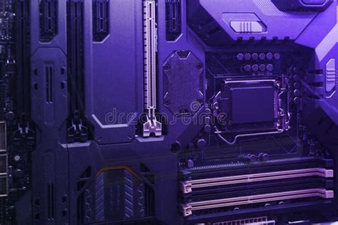 Computer Microprocessor Chip Development Modern Scientific Technology